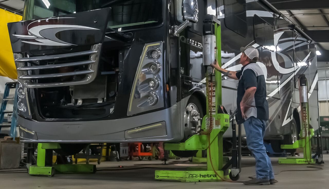 Ford F53 Suspension Upgrade - Utility Bodywerks